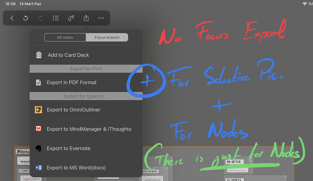 Selective (focus) Picture (+/- nodes) Export 🌄 option - Scenarios ...